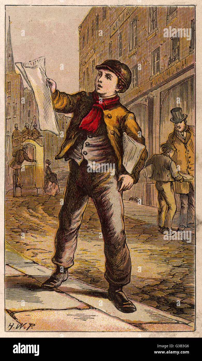 The newsboy hi-res stock photography and images - Alamy
