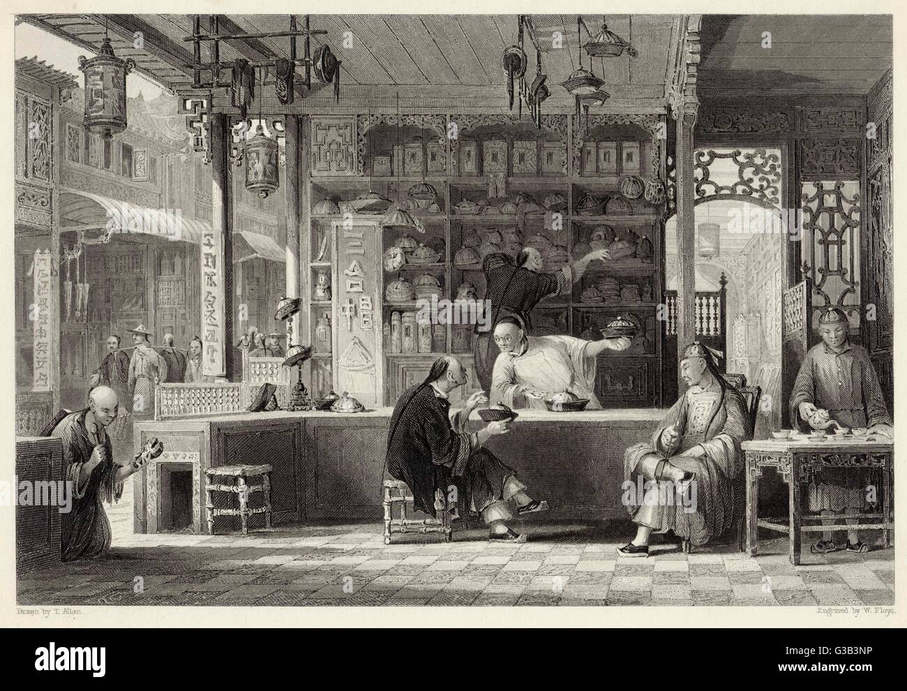 CAP VENDOR'S SHOP, CHINA Stock Photo - Alamy