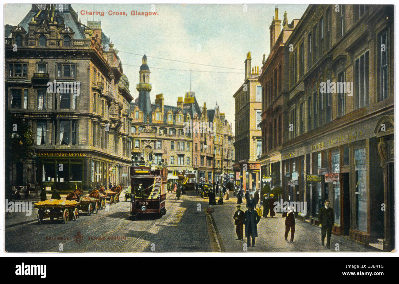 Glasgow Street Scene Stock Photo - Alamy