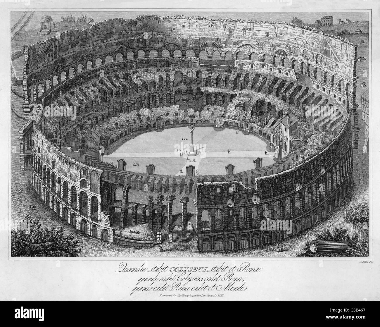 1827 rome hi-res stock photography and images - Alamy