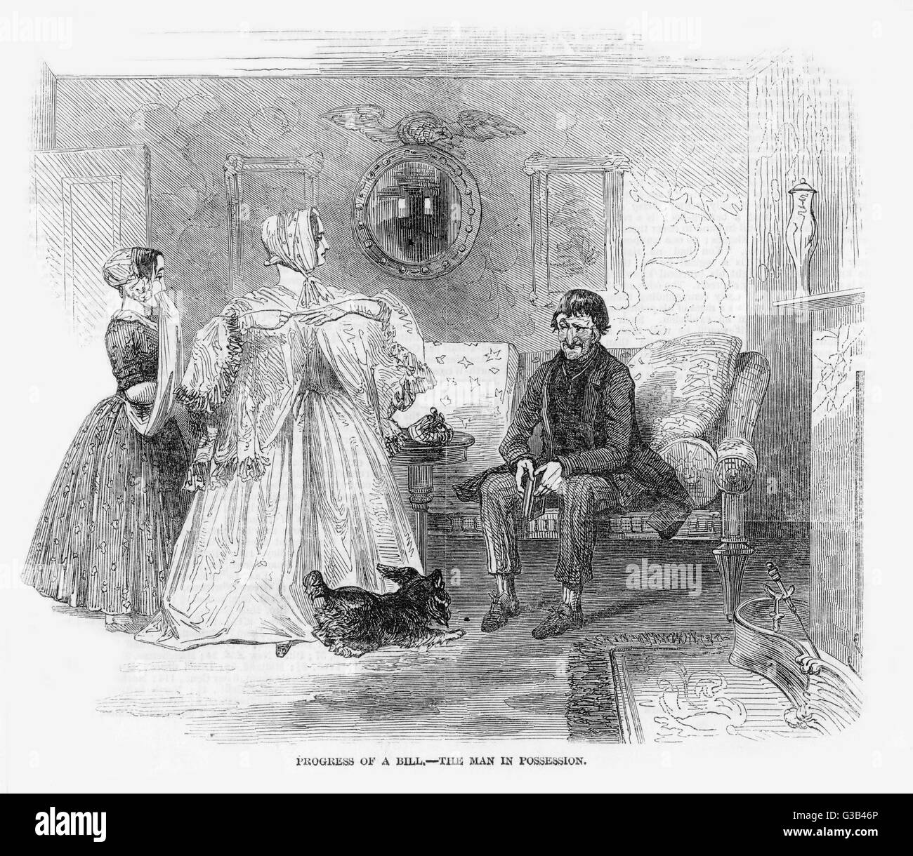 BAILIFF AT THE HOUSE Stock Photo - Alamy