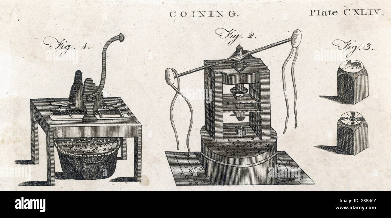 Coining machines hi-res stock photography and images - Alamy