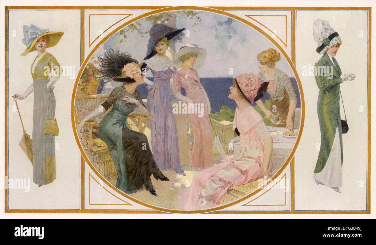 Edwardian garden party hi-res stock photography and images - Alamy