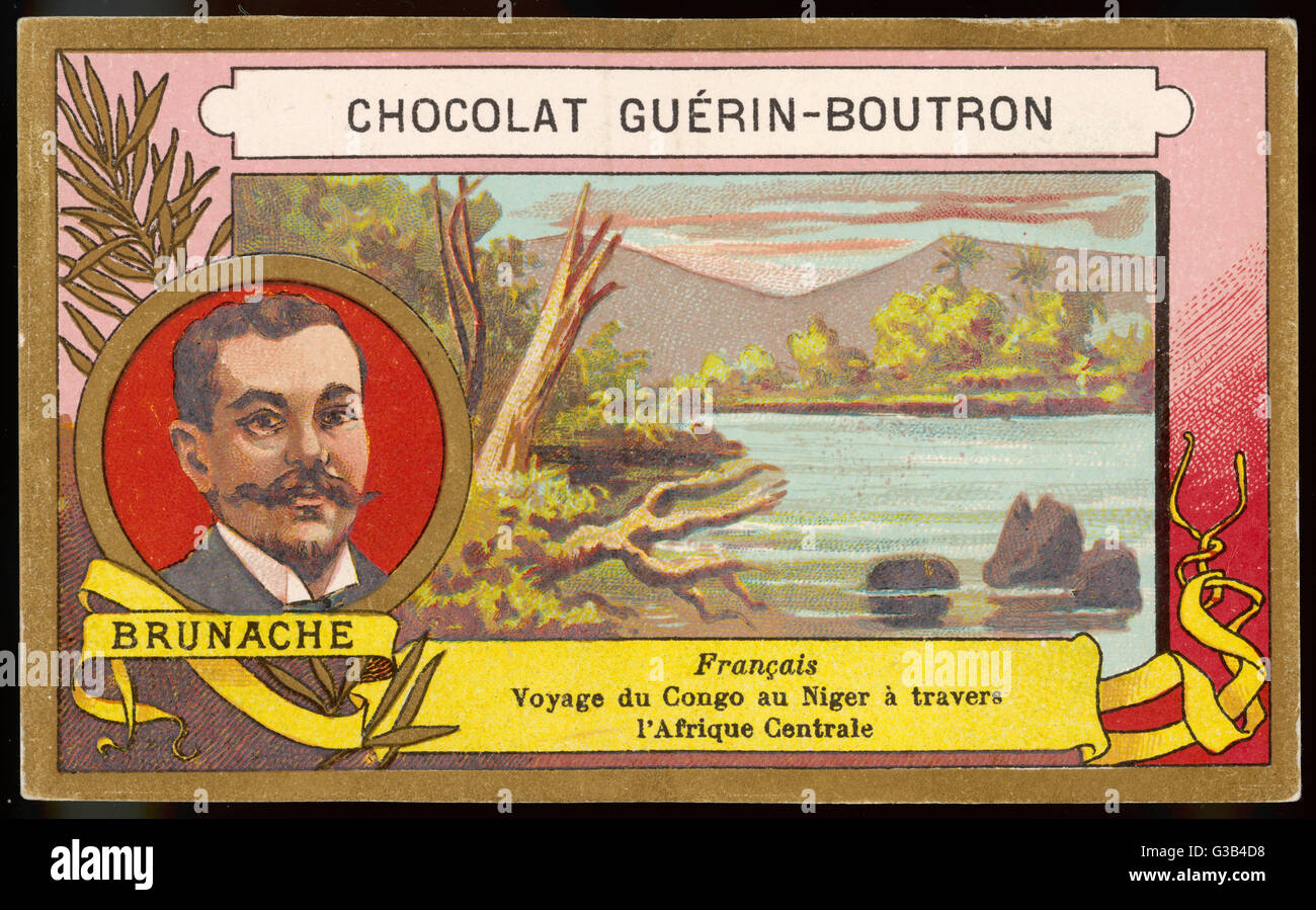 Brunache french explorer in africa hi-res stock photography and images ...