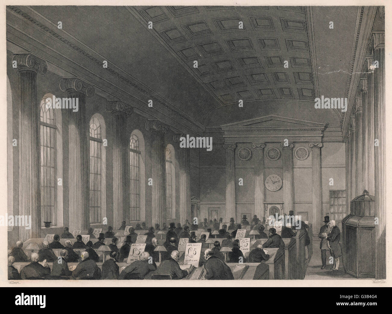 Bank of England - The 5 pound note office Stock Photo - Alamy