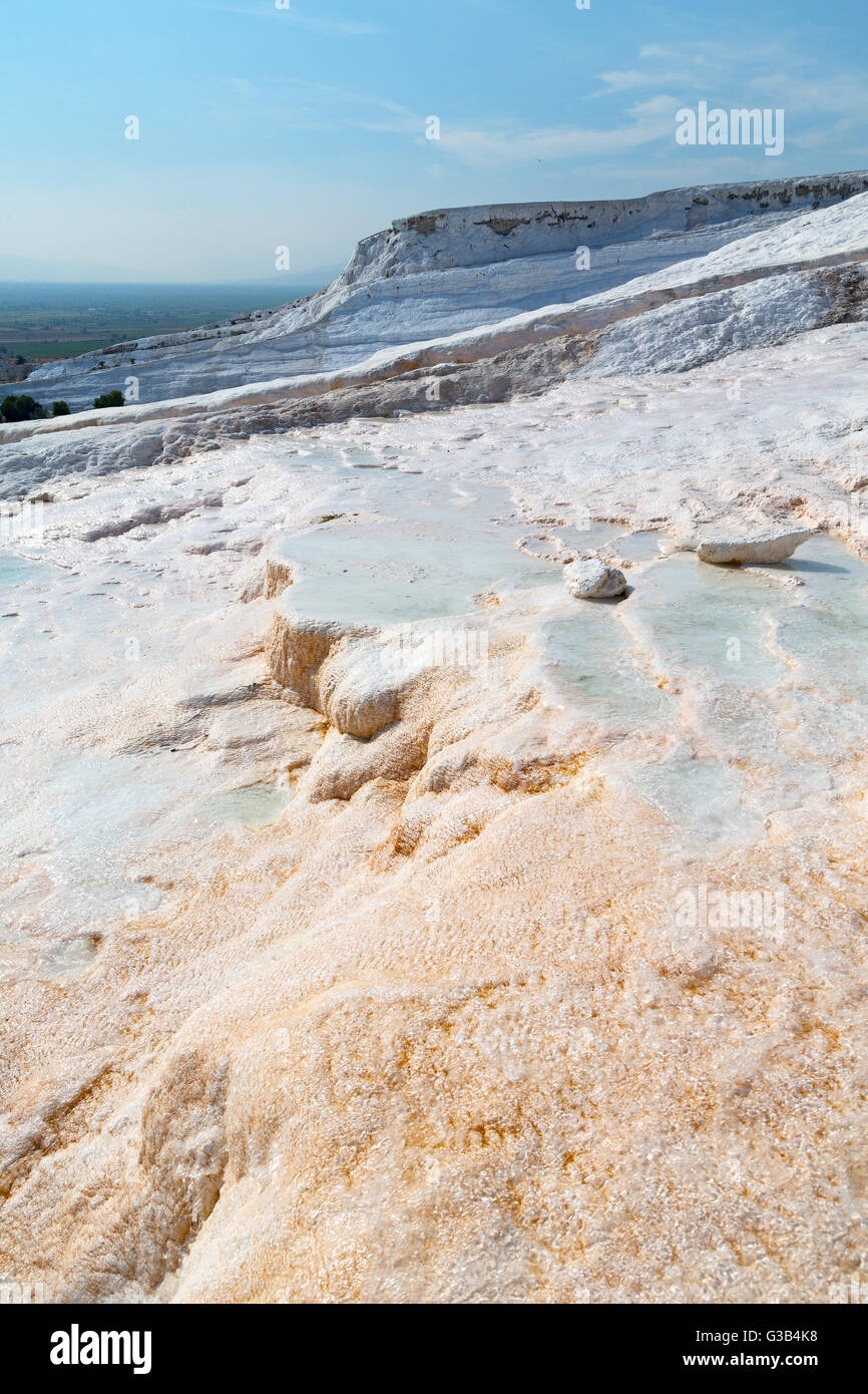 unique abstract in pamukkale turkey asia the old calcium bath and ...