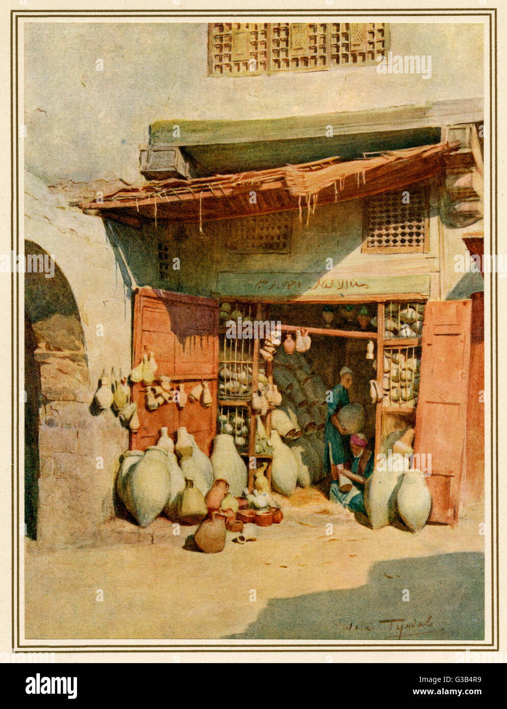 Egyptian Pottery Shop Stock Photo - Alamy