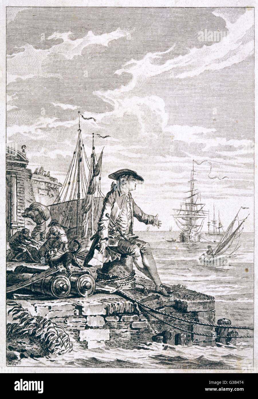 Merchant ship 18th century hi-res stock photography and images - Alamy