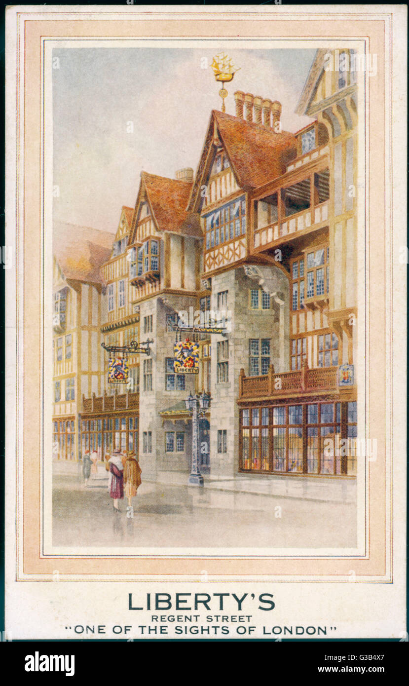 Liberty's london shop hi-res stock photography and images - Alamy