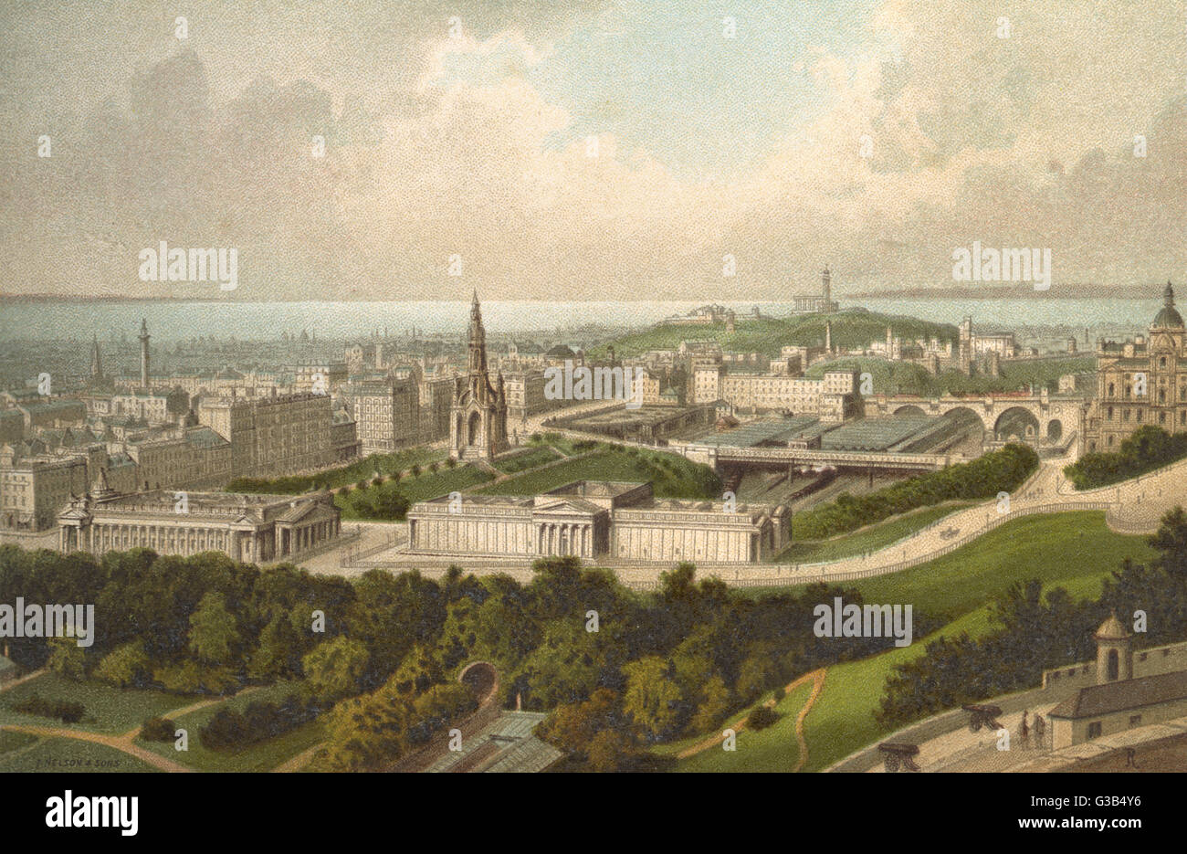 Edinburgh 1880s history historical hi-res stock photography and images ...
