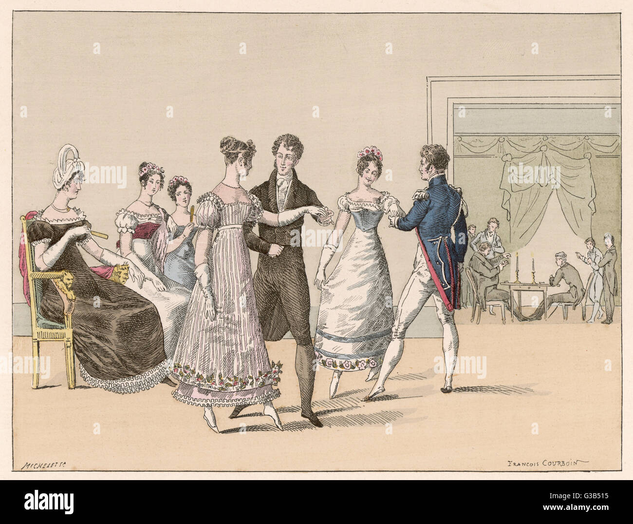 Social Dancing 19th Century High Resolution Stock Photography and ...