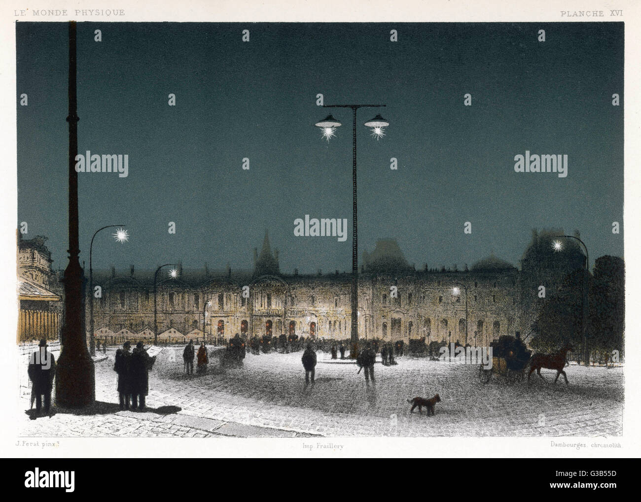 ELECTRIC LIGHTING, PARIS Stock Photo - Alamy