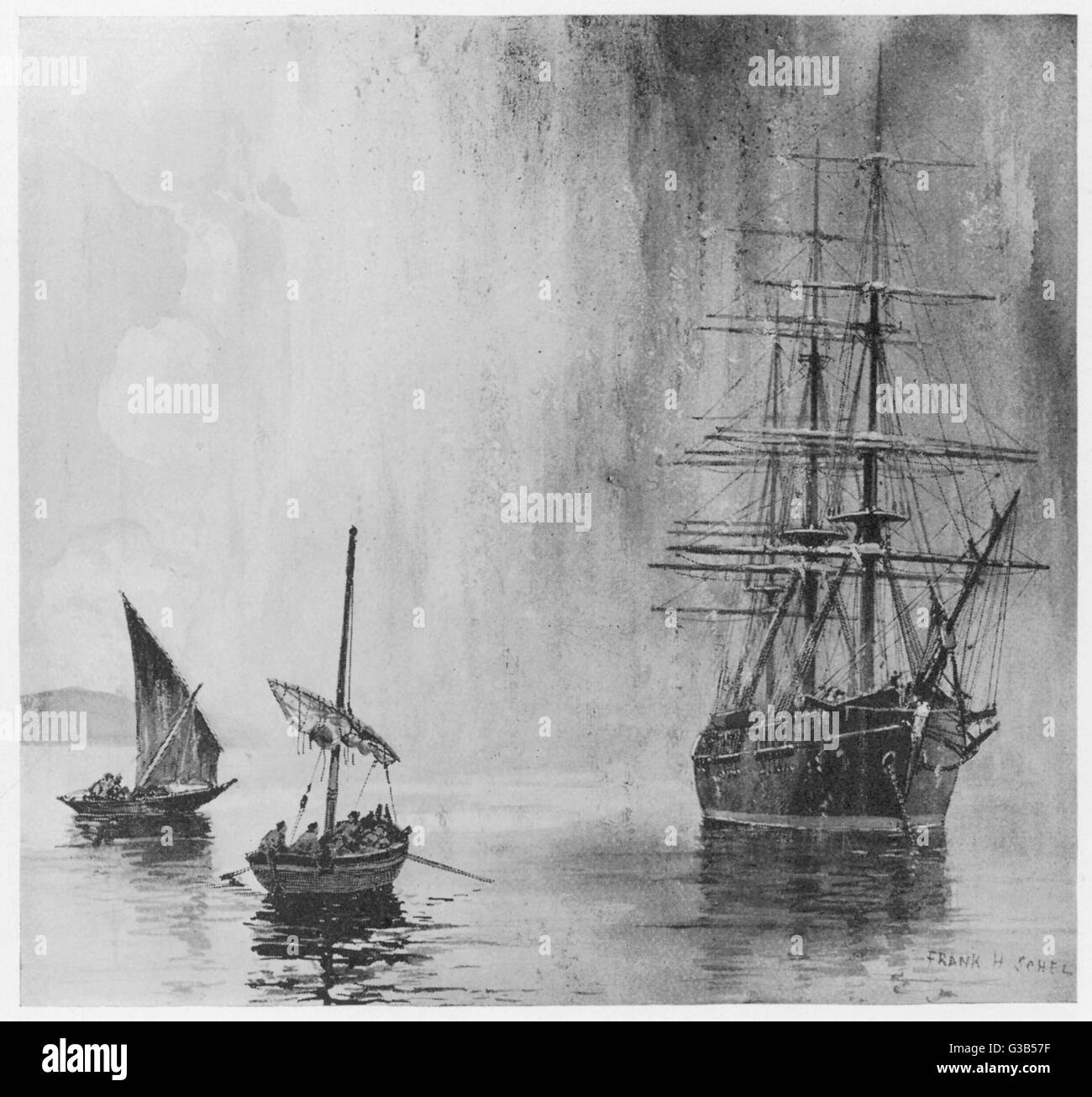 Damage to boats Black and White Stock Photos & Images - Alamy