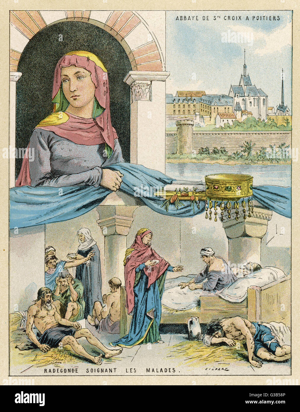 RADEGONDE, FRENCH ROYAL Stock Photo - Alamy