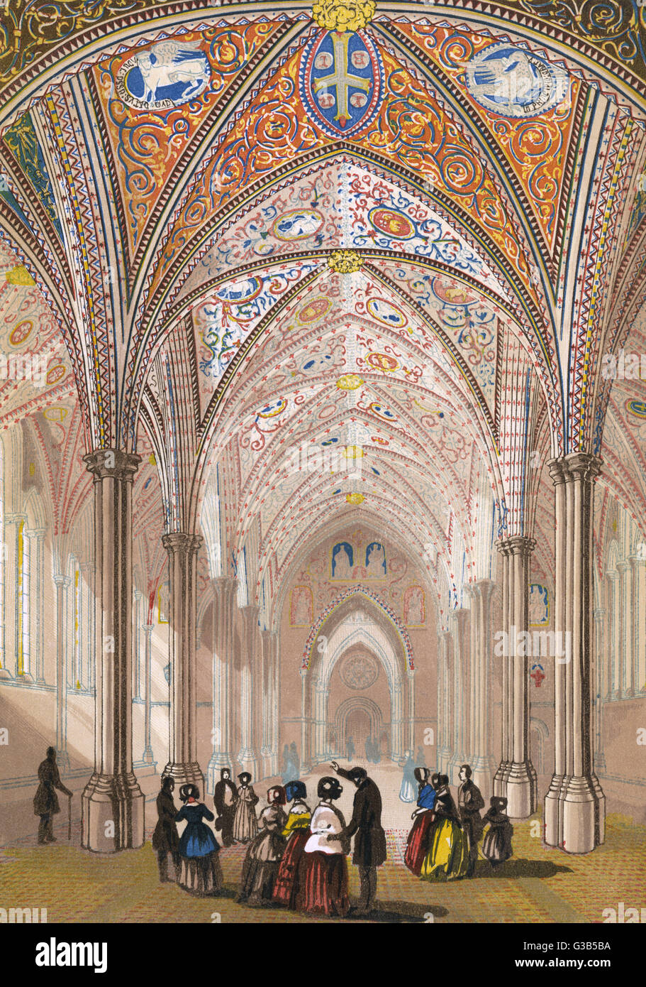 London temple church interior hi-res stock photography and images - Alamy