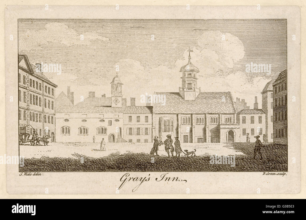 GRAY'S INN C1770 Stock Photo - Alamy