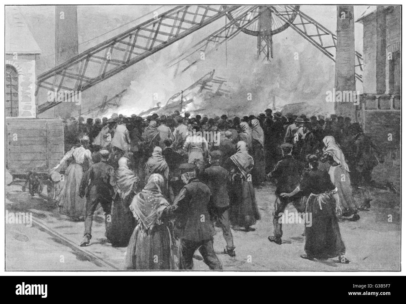 An explosion at the Universal colliery rocks the village and local ...