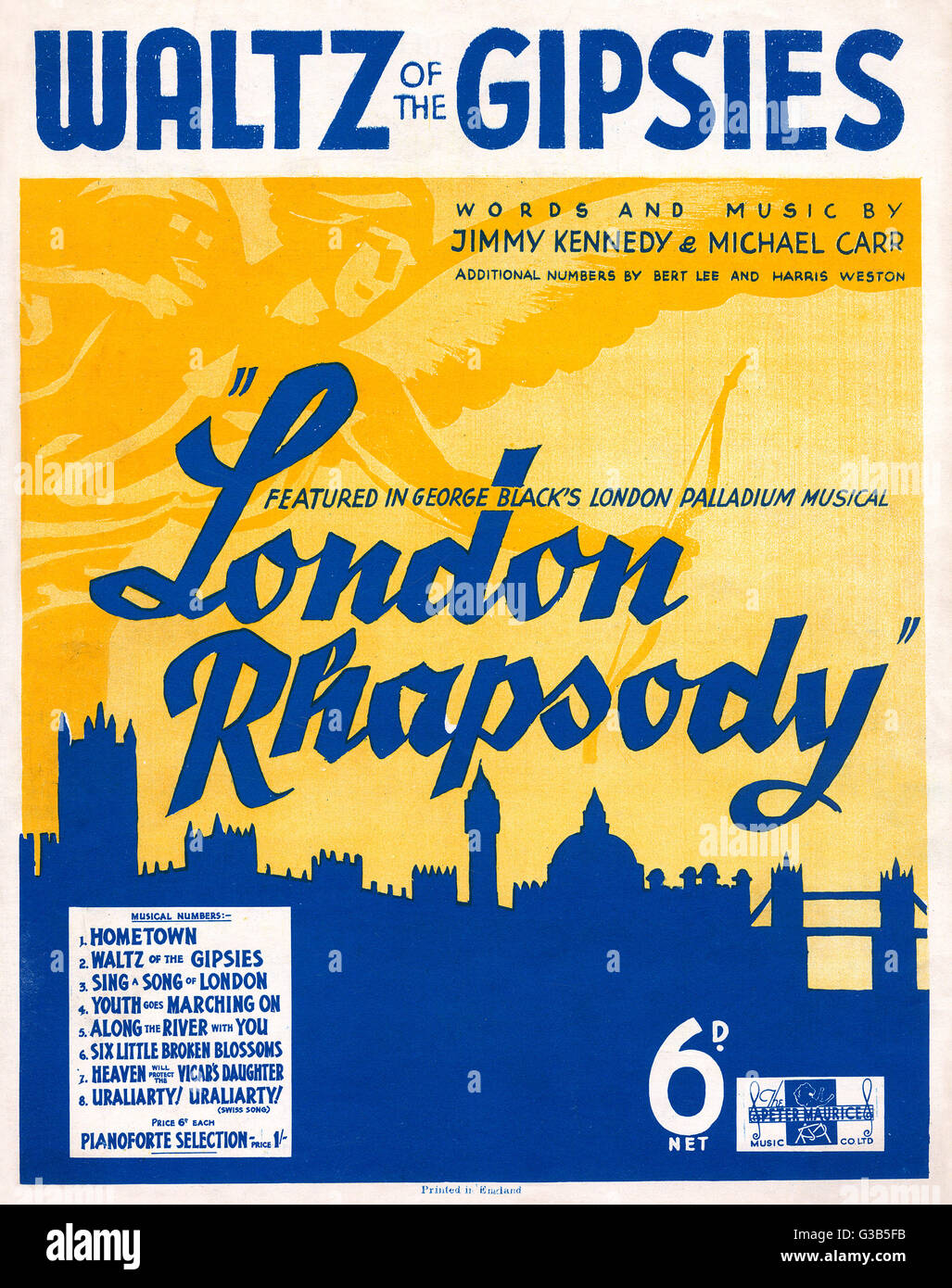 LONDON MUSIC COVER Stock Photo - Alamy