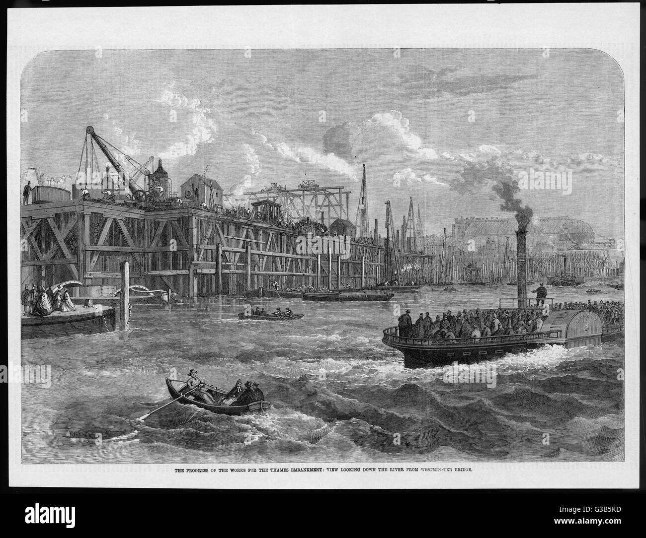 The embankment from westminster bridge hi-res stock photography and ...