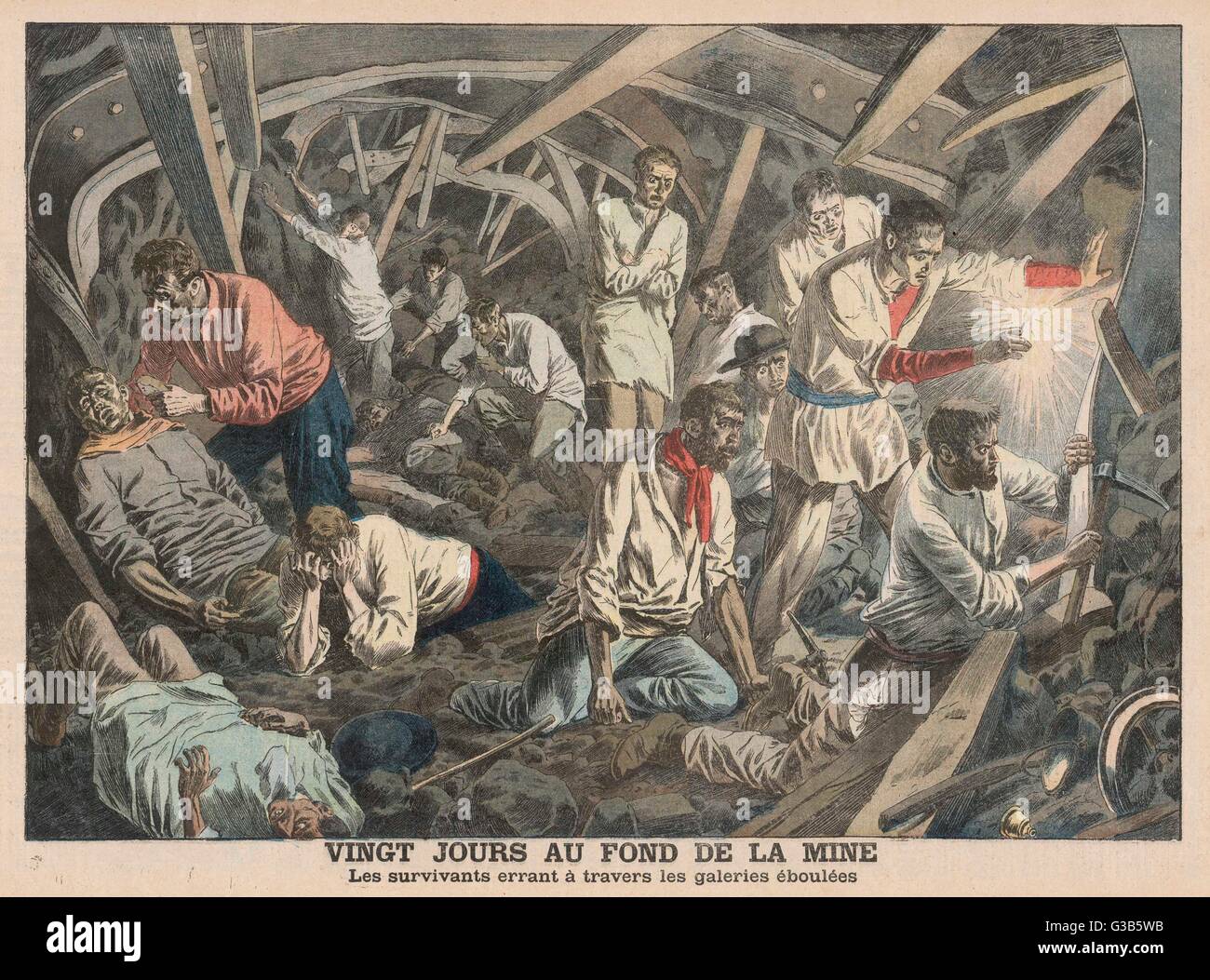 Incredibly, 3 weeks after being trapped underground by a huge explosion ...