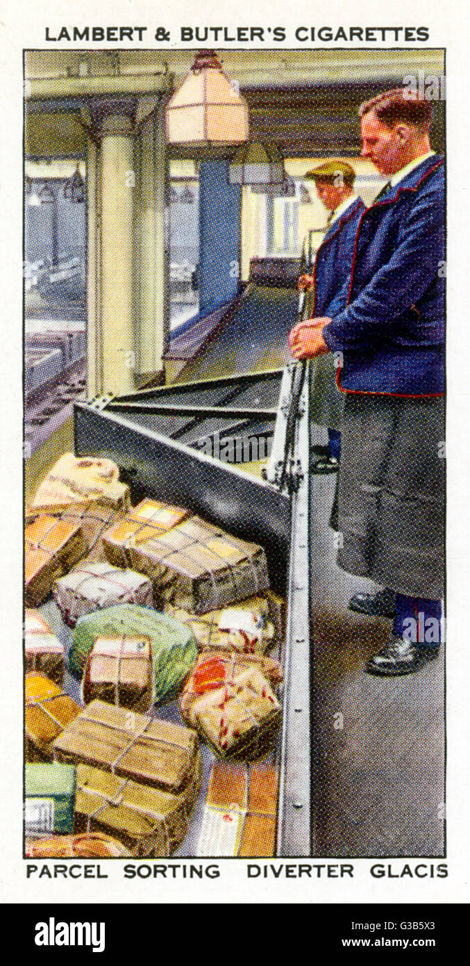 GPO PARCEL SORTING Stock Photo - Alamy
