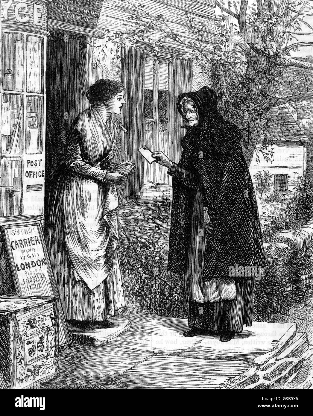 Post village Black and White Stock Photos & Images - Alamy