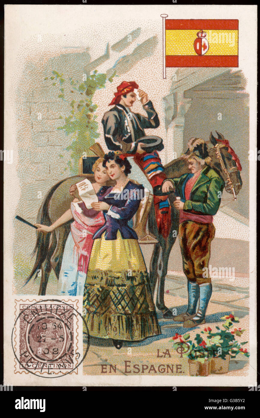 Letter postman spain hi-res stock photography and images - Alamy