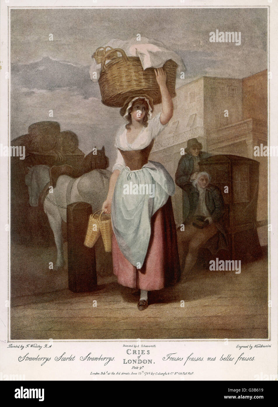 Working Class Dress 1795 Stock Photo - Alamy