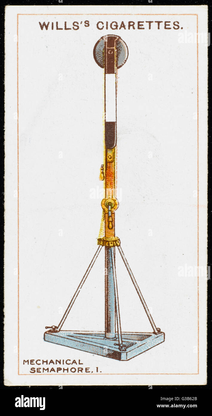 Semaphore signalling hi-res stock photography and images - Alamy