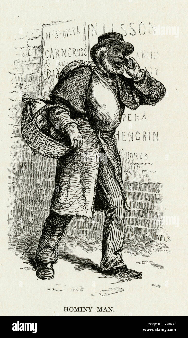 HOMINY MAN, PHILADELPHIA Stock Photo - Alamy
