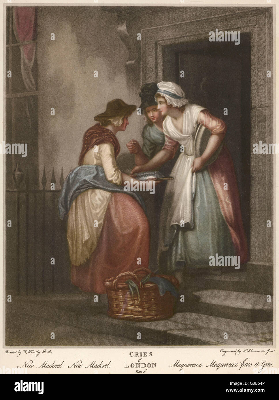 Working Class Dress 1795 Stock Photo - Alamy