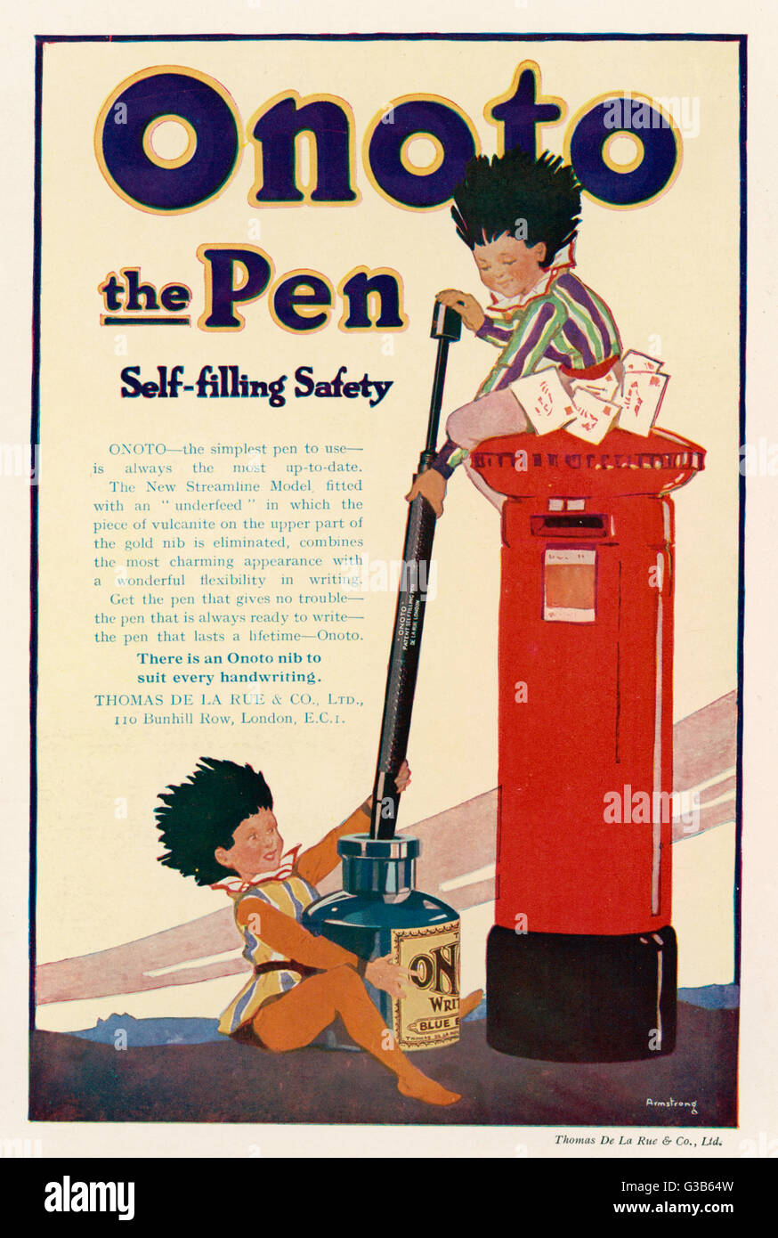 Pen advert hi-res stock photography and images - Alamy