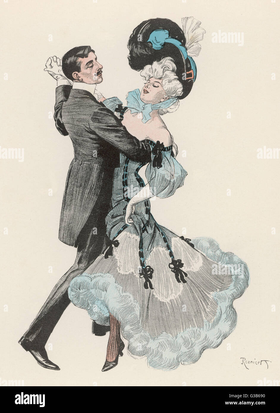 German Couple - 1908 Stock Photo - Alamy