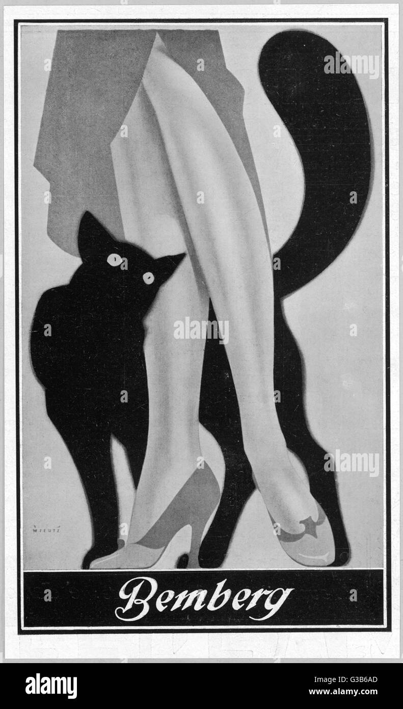 Stockings Advertisement 1931 Stock Photo - Alamy