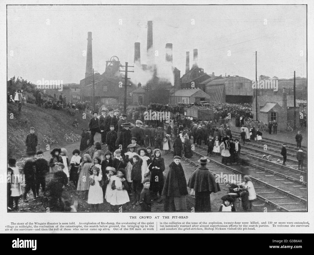 WINGATE MINE DISASTER Stock Photo - Alamy