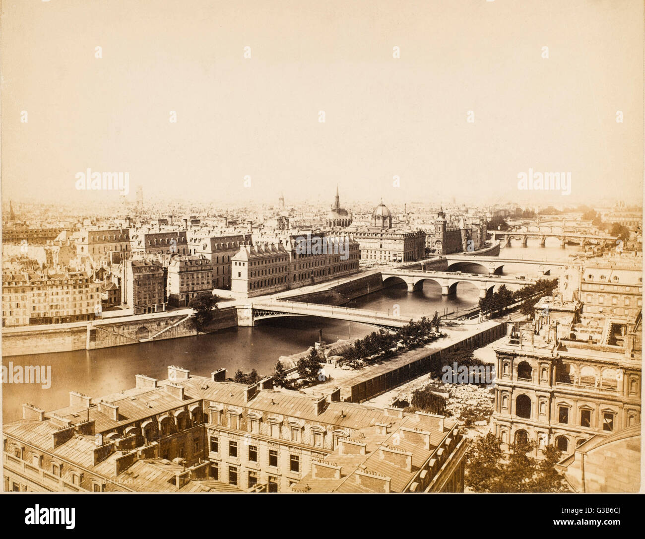 PARIS/CITE/FROM NE C1890 Stock Photo - Alamy