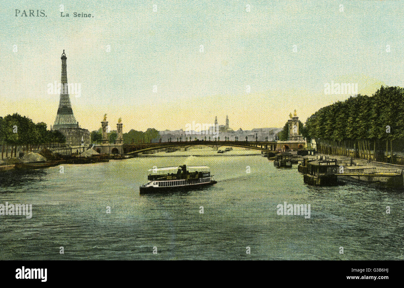 Eiffel tower 1909 hi-res stock photography and images - Alamy