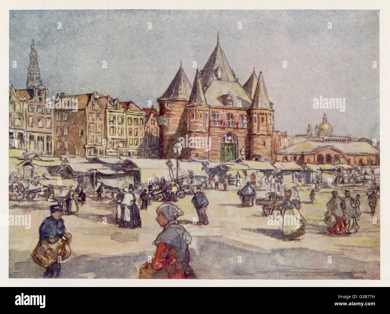 AMSTERDAM/DE WAAG 1904 Stock Photo - Alamy