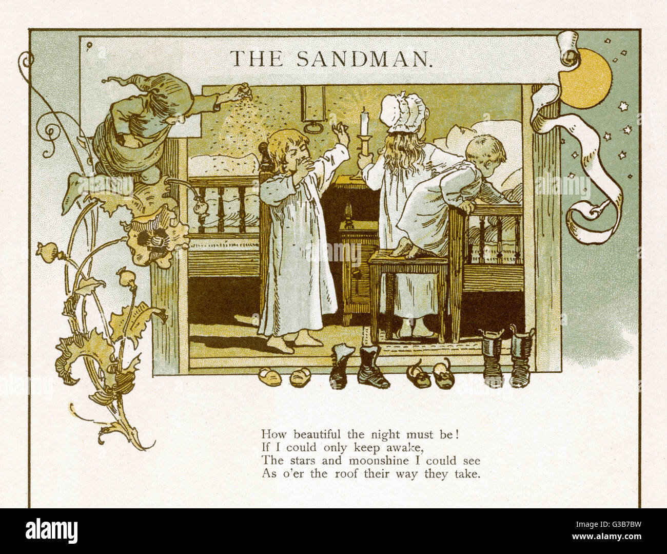 The Sandman sprinkles his sand in children's eyes making them feel ...