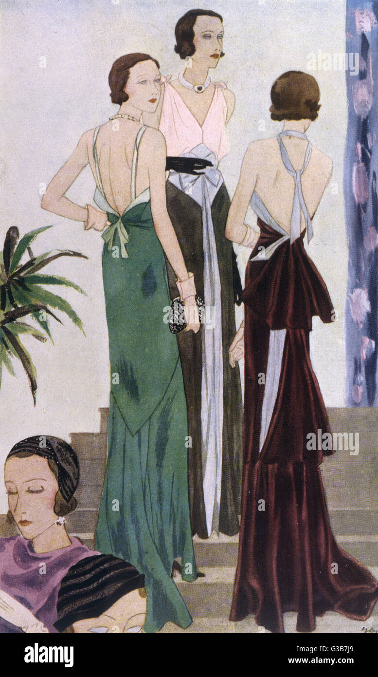 Evening gown 1930s hi-res stock photography and images - Alamy
