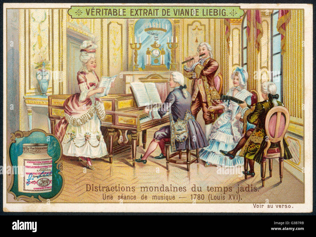 18th century French Concert Stock Photo - Alamy