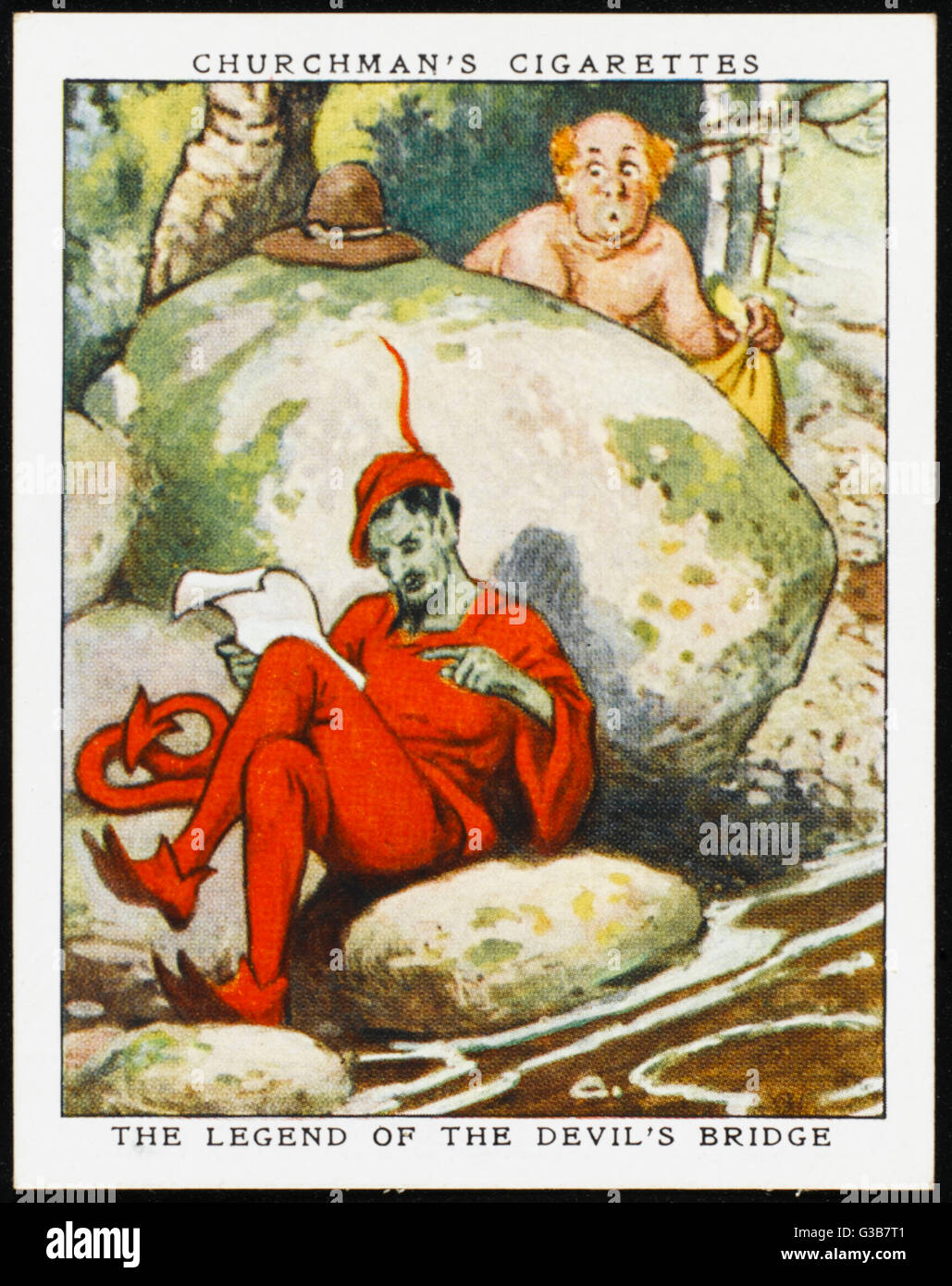 Legend of Dibbles Bridge Stock Photo - Alamy