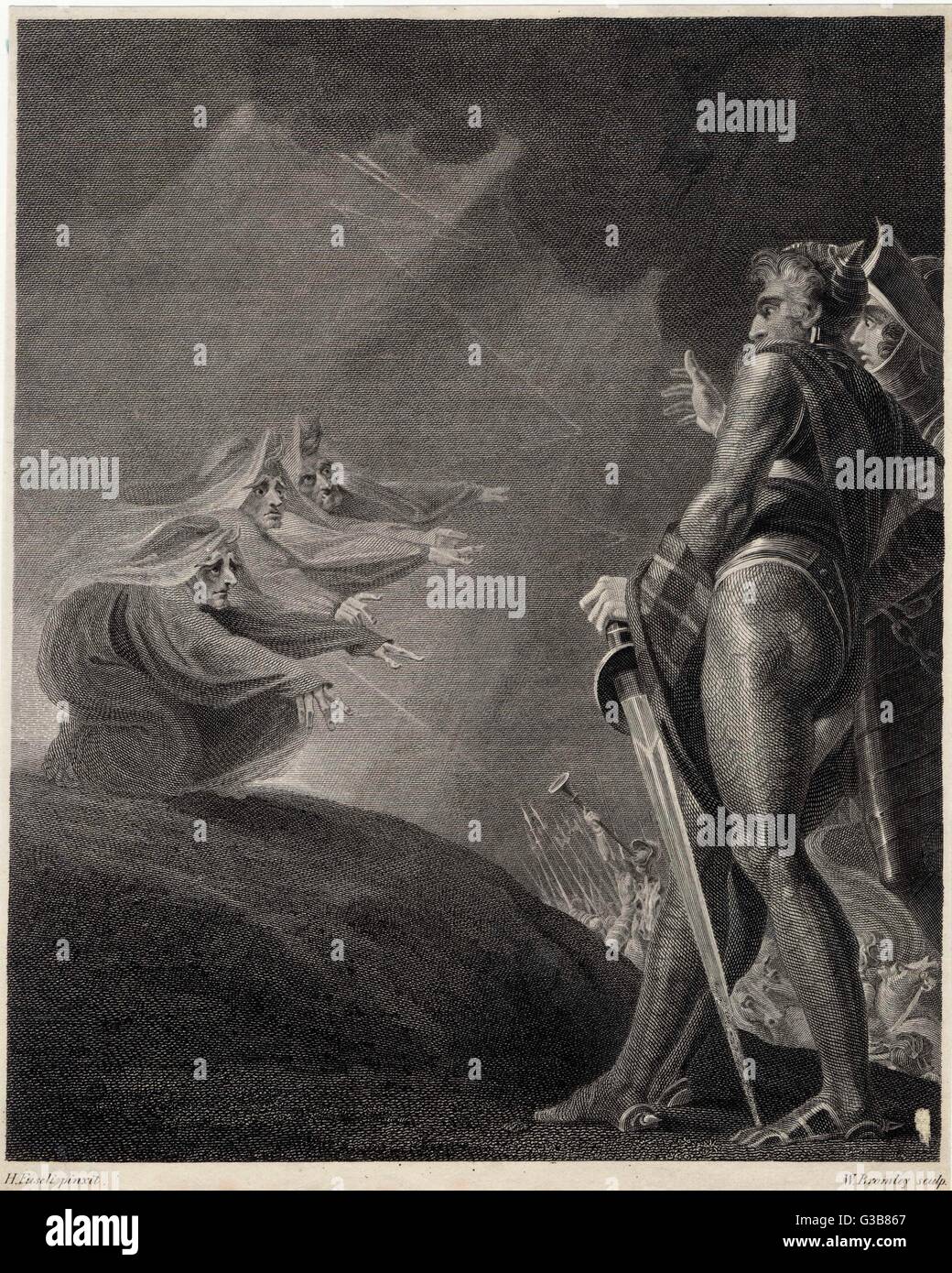 Macbeth and the witches hi-res stock photography and images - Alamy