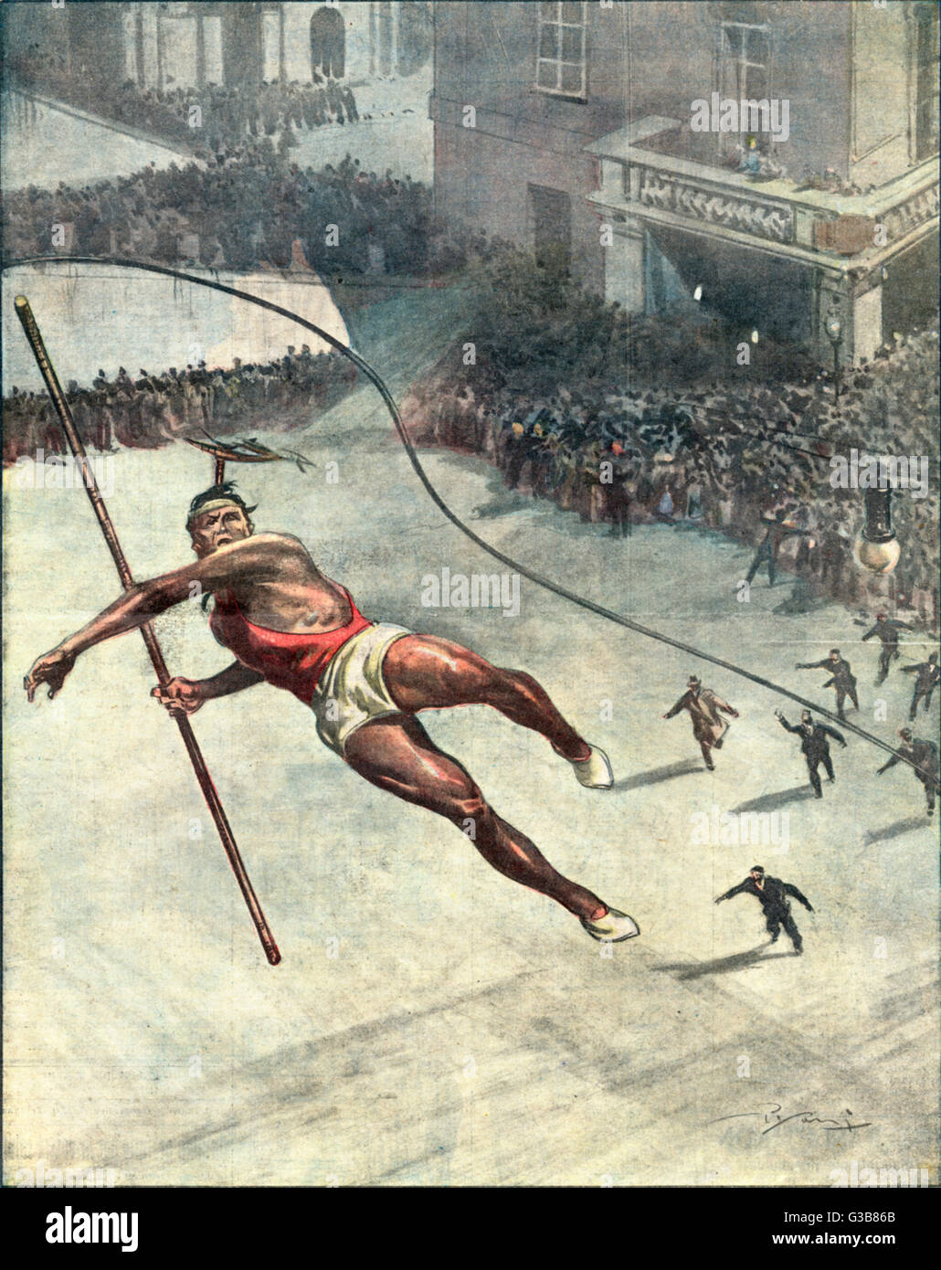 Tightrope acrobat hi-res stock photography and images - Alamy