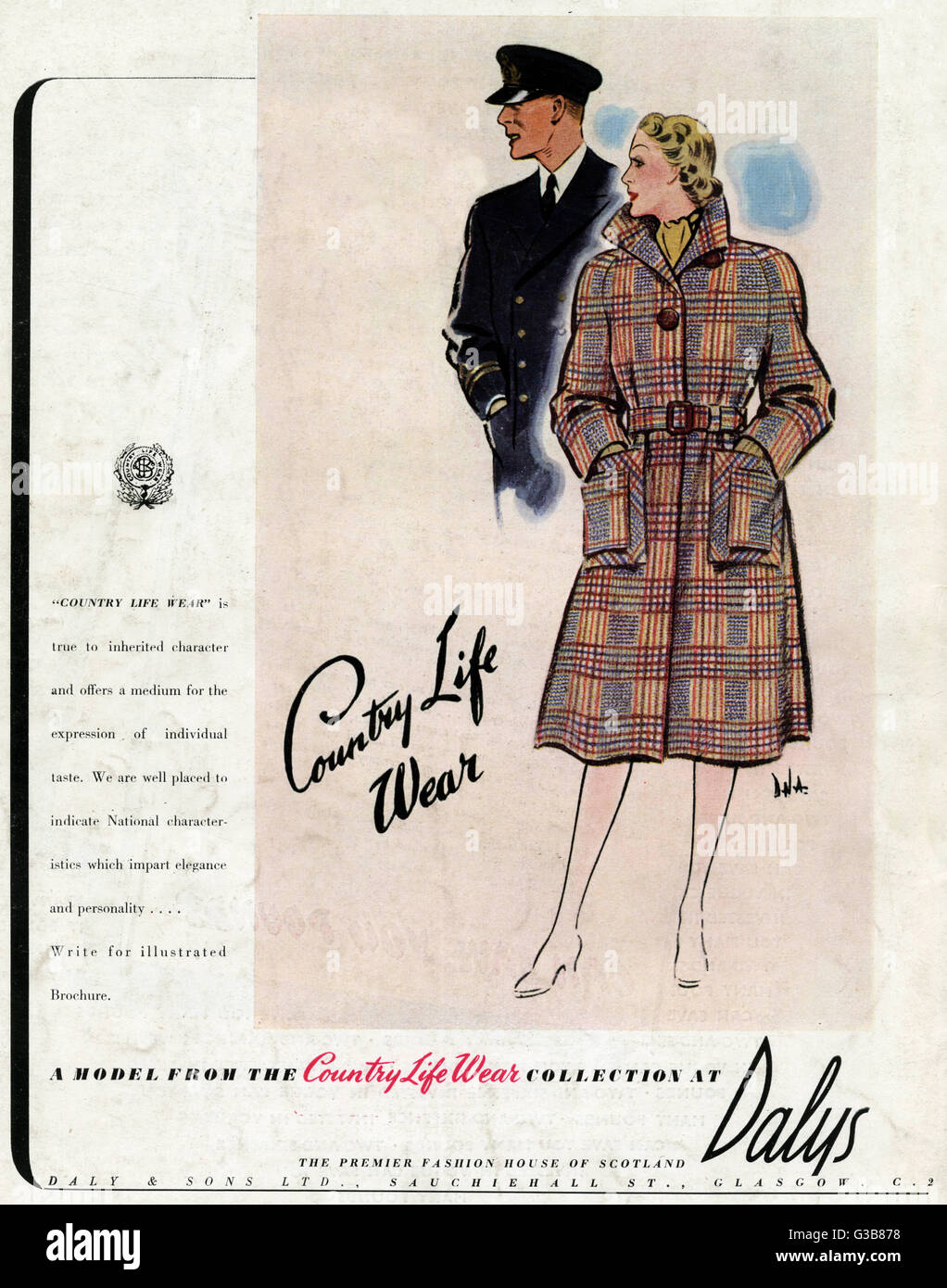 1940s fashion advert hi-res stock photography and images - Alamy
