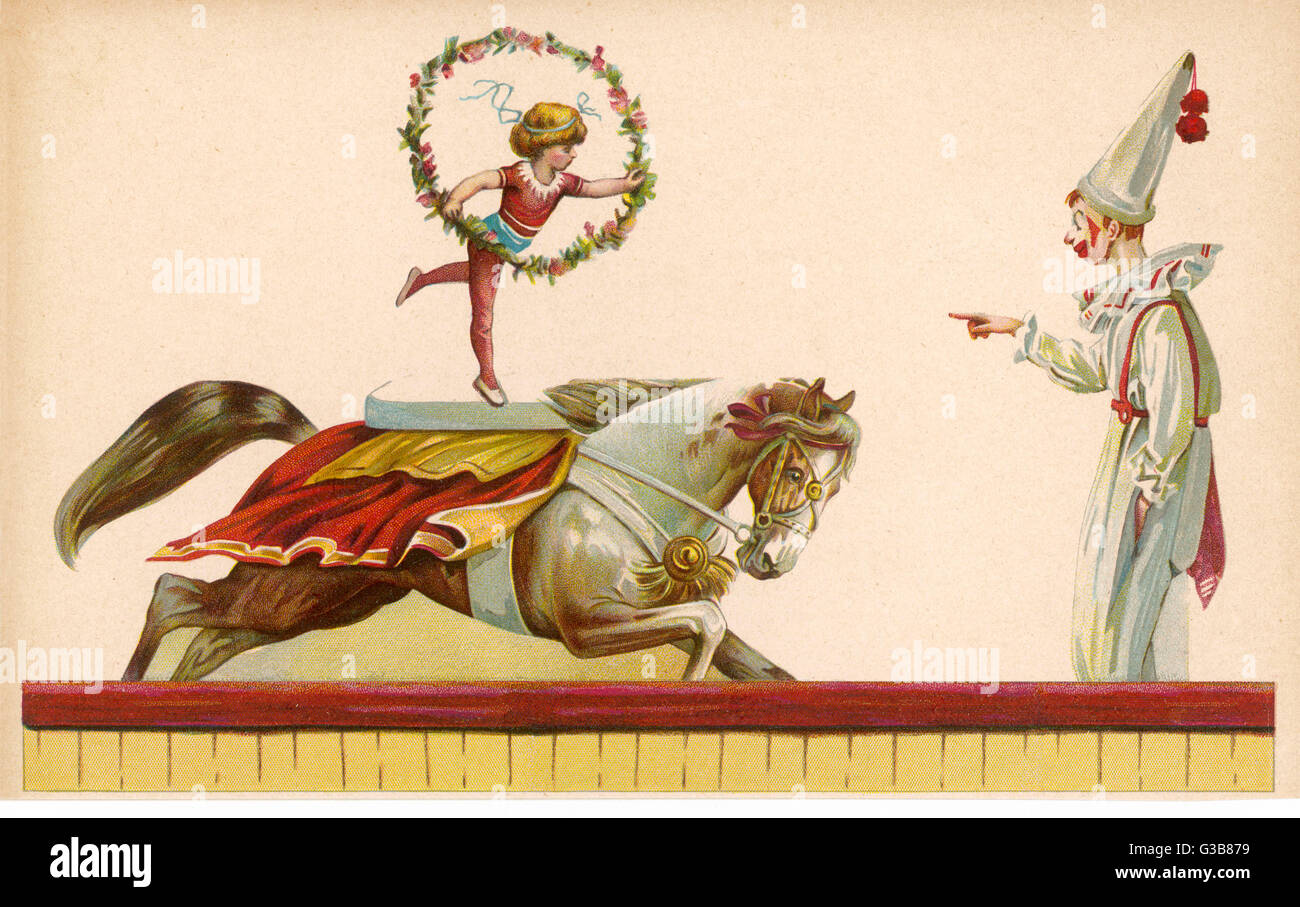 Circus Clown Pointing Stock Photo - Alamy