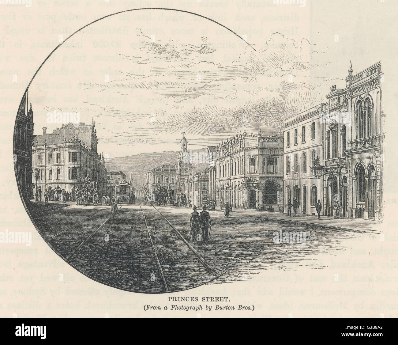 NEW ZEALAND/DUNEDIN 1888 Stock Photo - Alamy