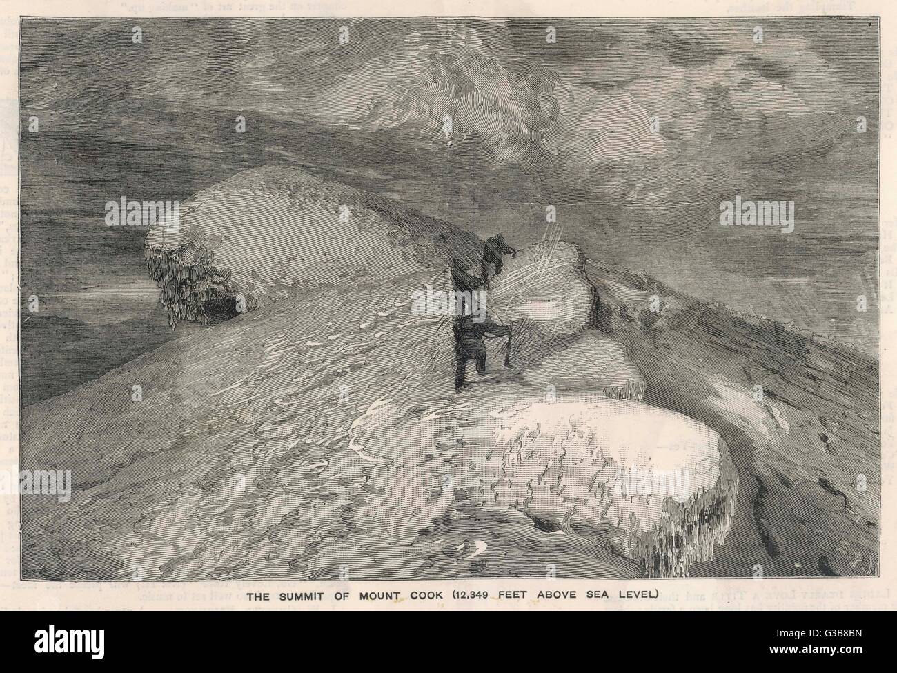 The first ascent mount cook hi-res stock photography and images - Alamy