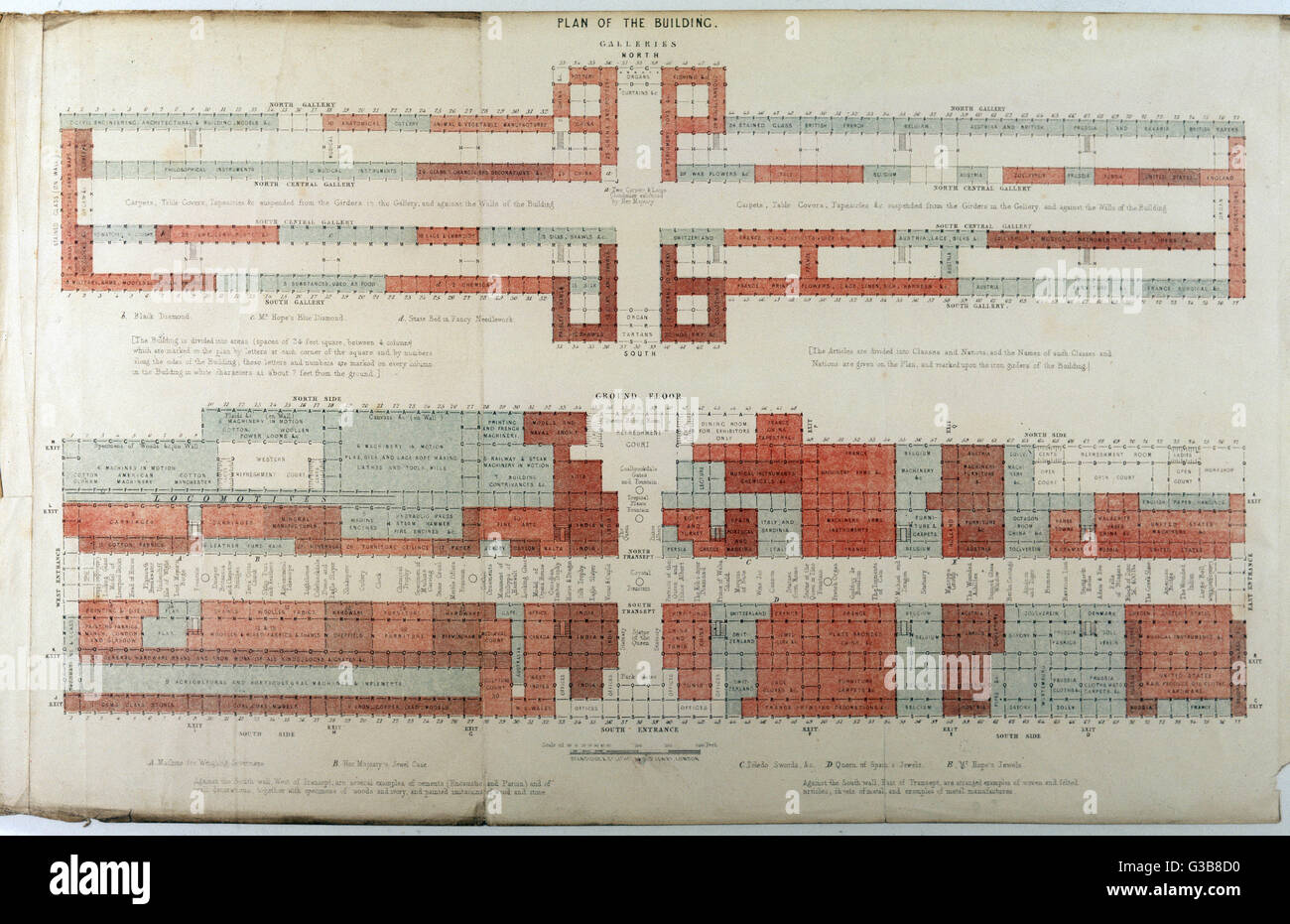 Crystal palace floor plan hi-res stock photography and images - Alamy