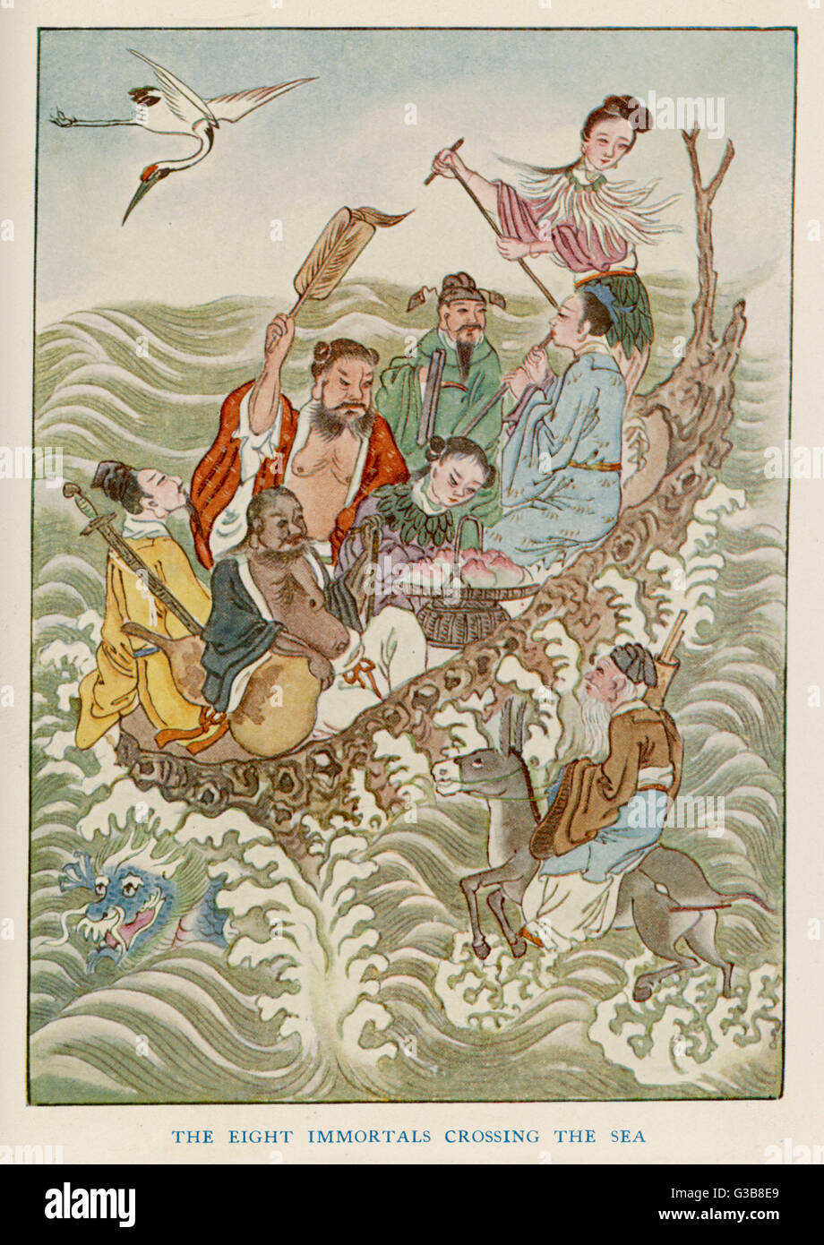 The eight immortals cross the sea hi-res stock photography and images ...